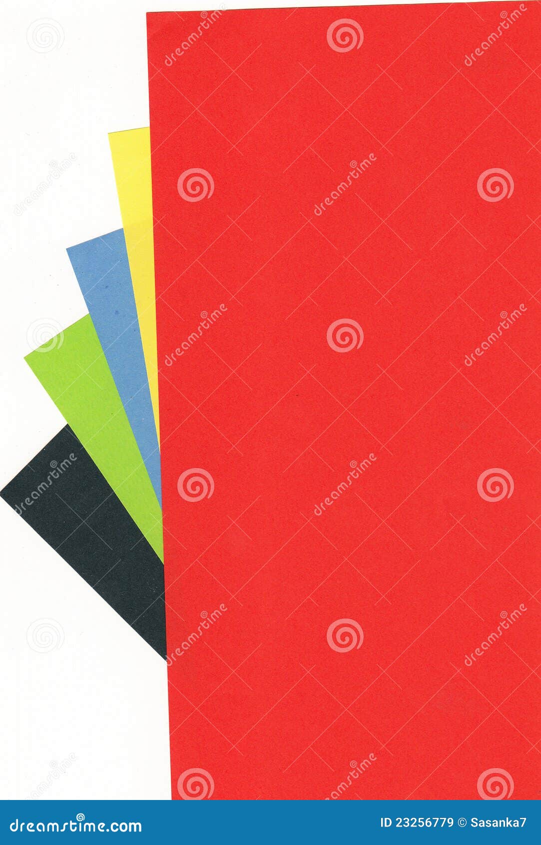 Coloured papers stock image. Image of green, artistic - 23256779