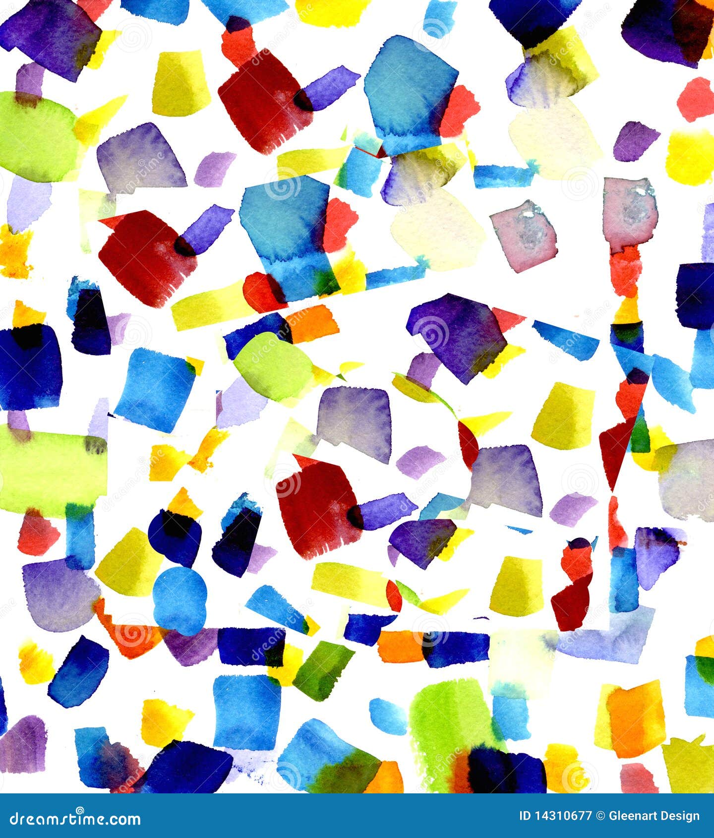 Coloured patches stock illustration. Illustration of painted - 14310677