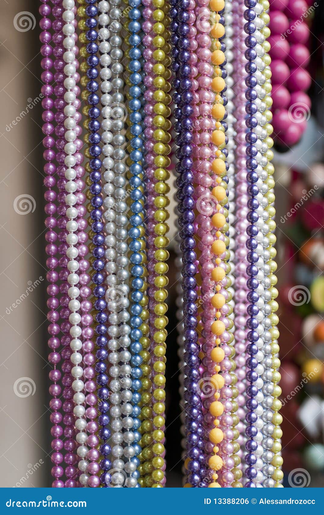 Coloured pearls stock photo. Image of beauty, luxurious - 13388206
