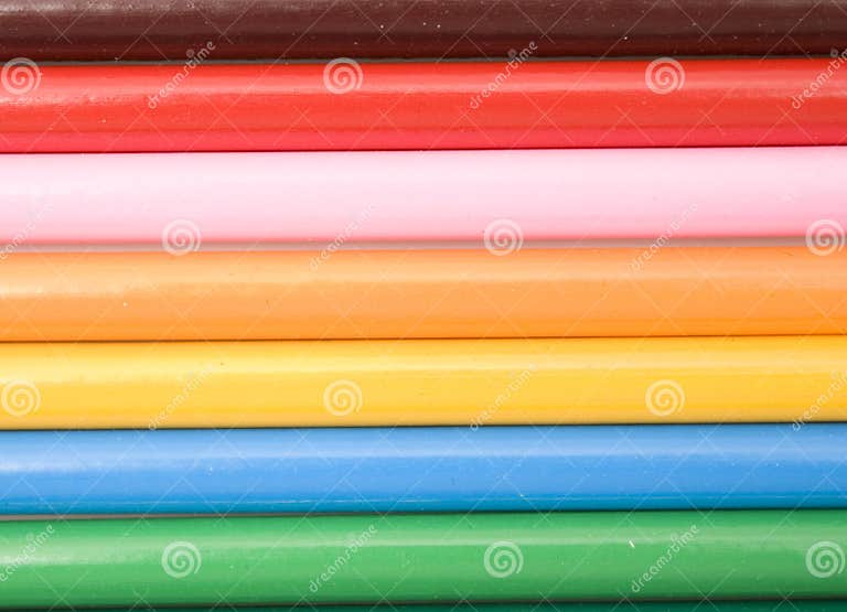 Coloured Pencil Cross-section Stock Photo - Image of learning, colorful ...