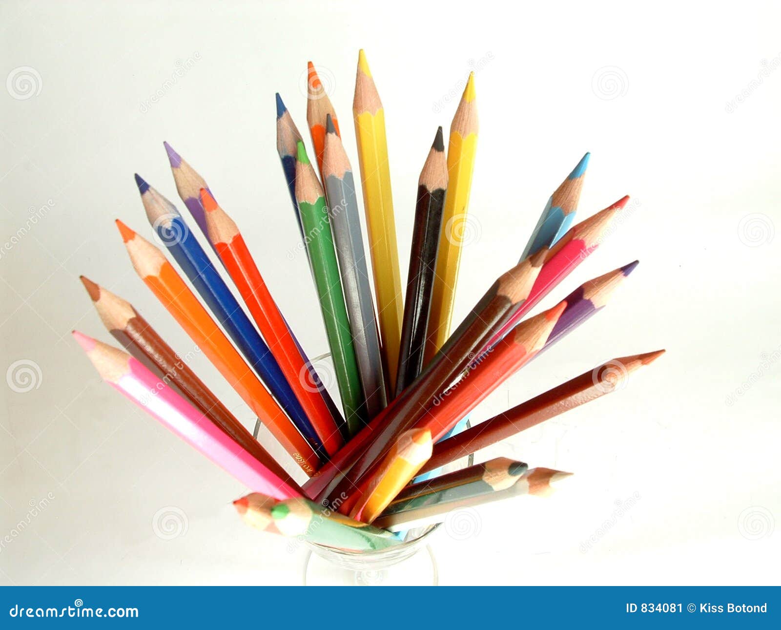 Coloured pencils stock image. Image of colorful, design - 834081