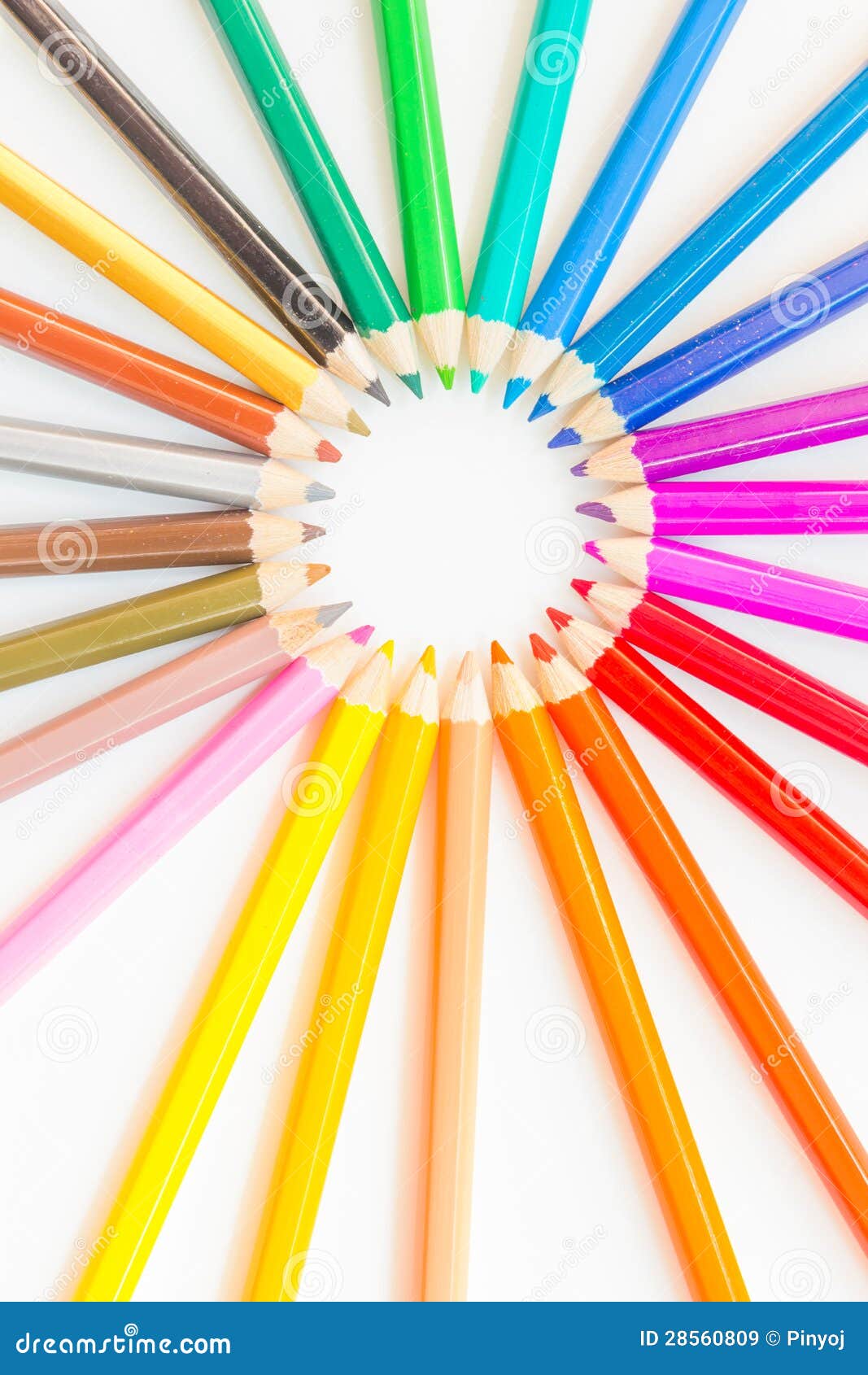 Coloured Pencils Background Stock Image - Image of pastel, paint: 28560809