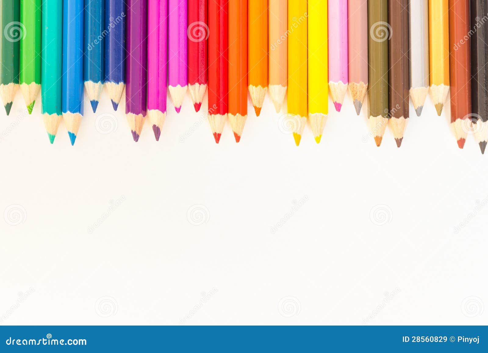 Coloured Pencils Background Stock Image - Image of colors, large: 28560829