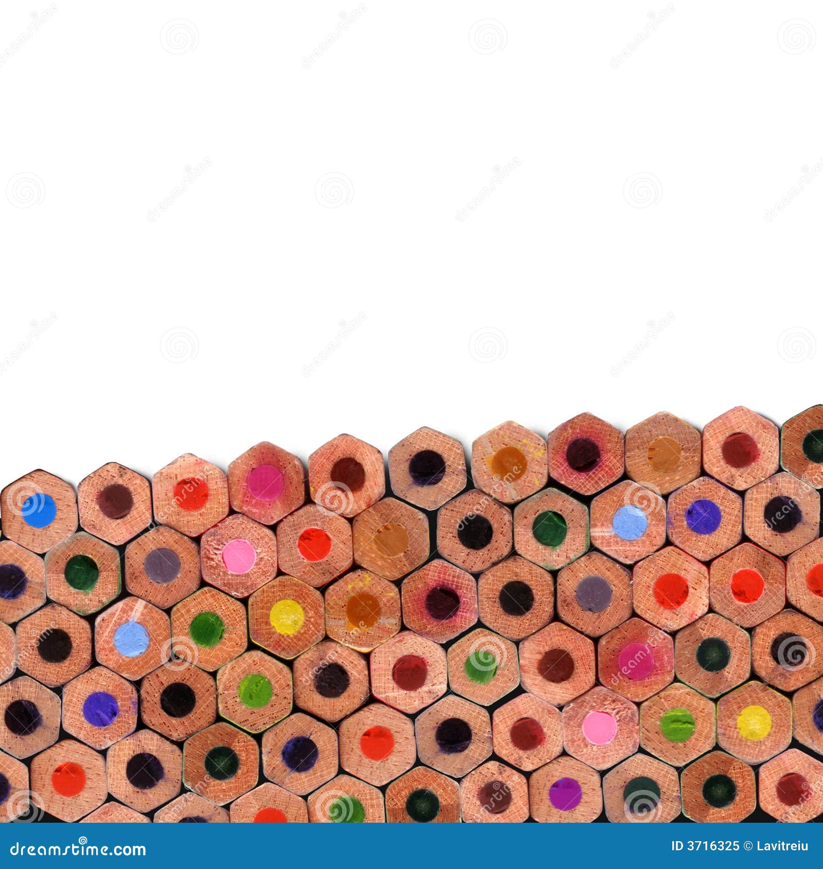 Coloured Pencils Composition Stock Image - Image of crayons, colorful ...