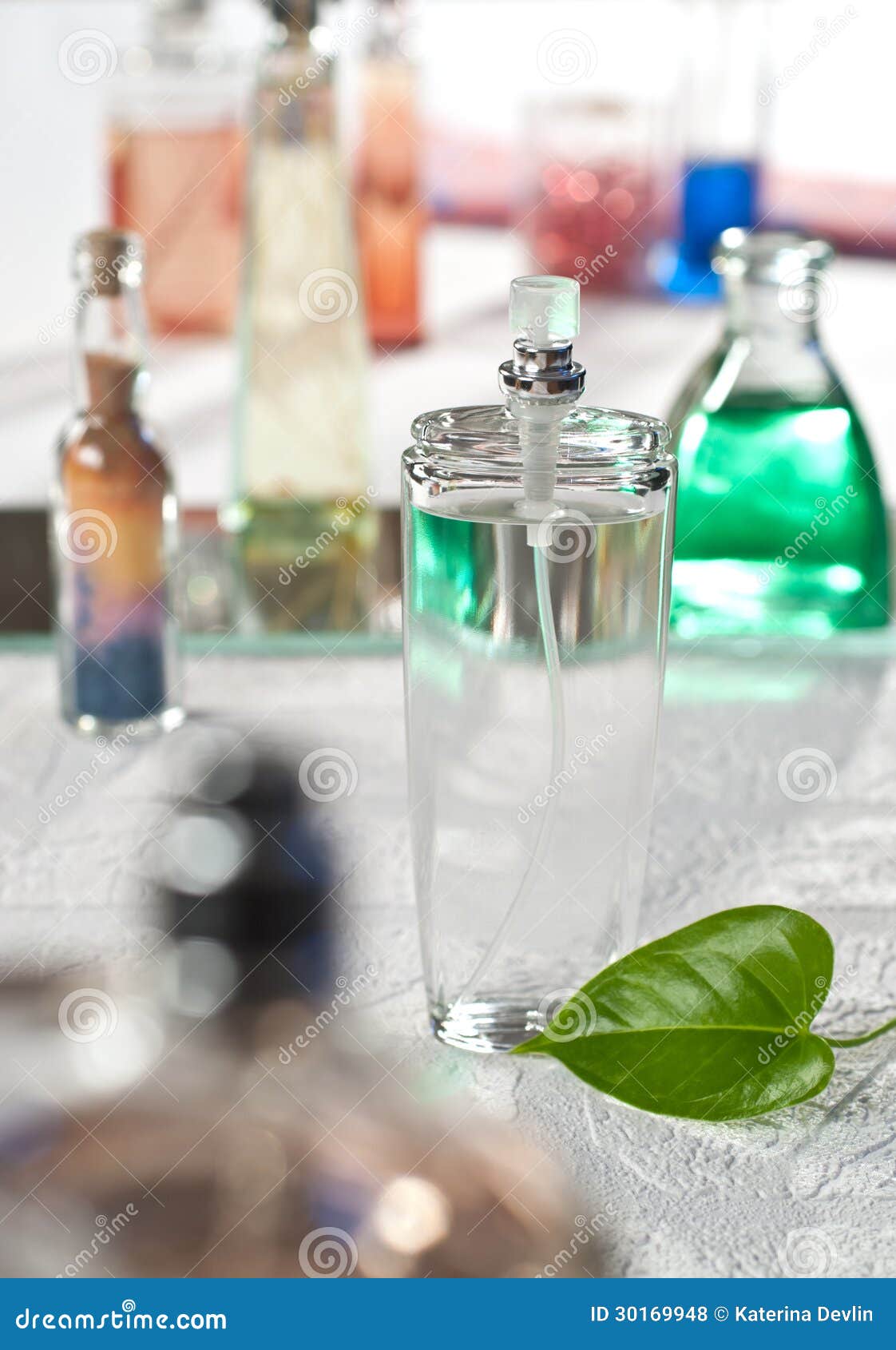 Perfume stock photo. Image of leaf, cosmetics, bath, fashion - 30169948