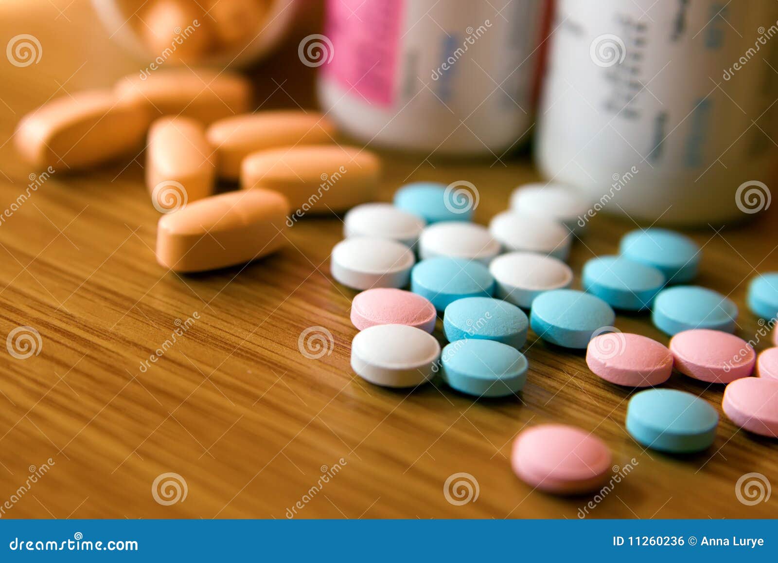 Coloured Pills stock photo. Image of chemical, color - 11260236