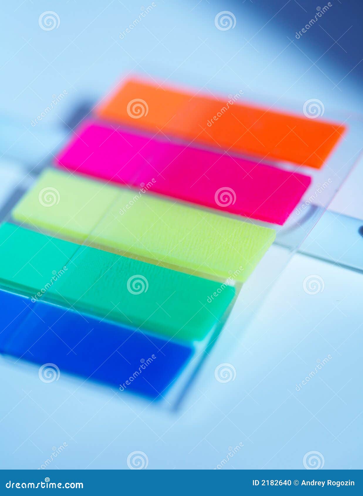 Coloured plastic stickers stock photo. Image of mark, offices - 2182640