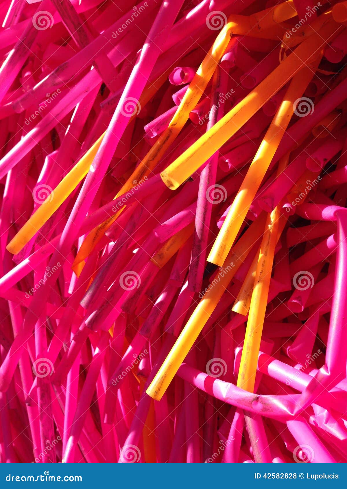 Coloured plastic tubes stock photo. Image of sunny, interwoven - 42582828