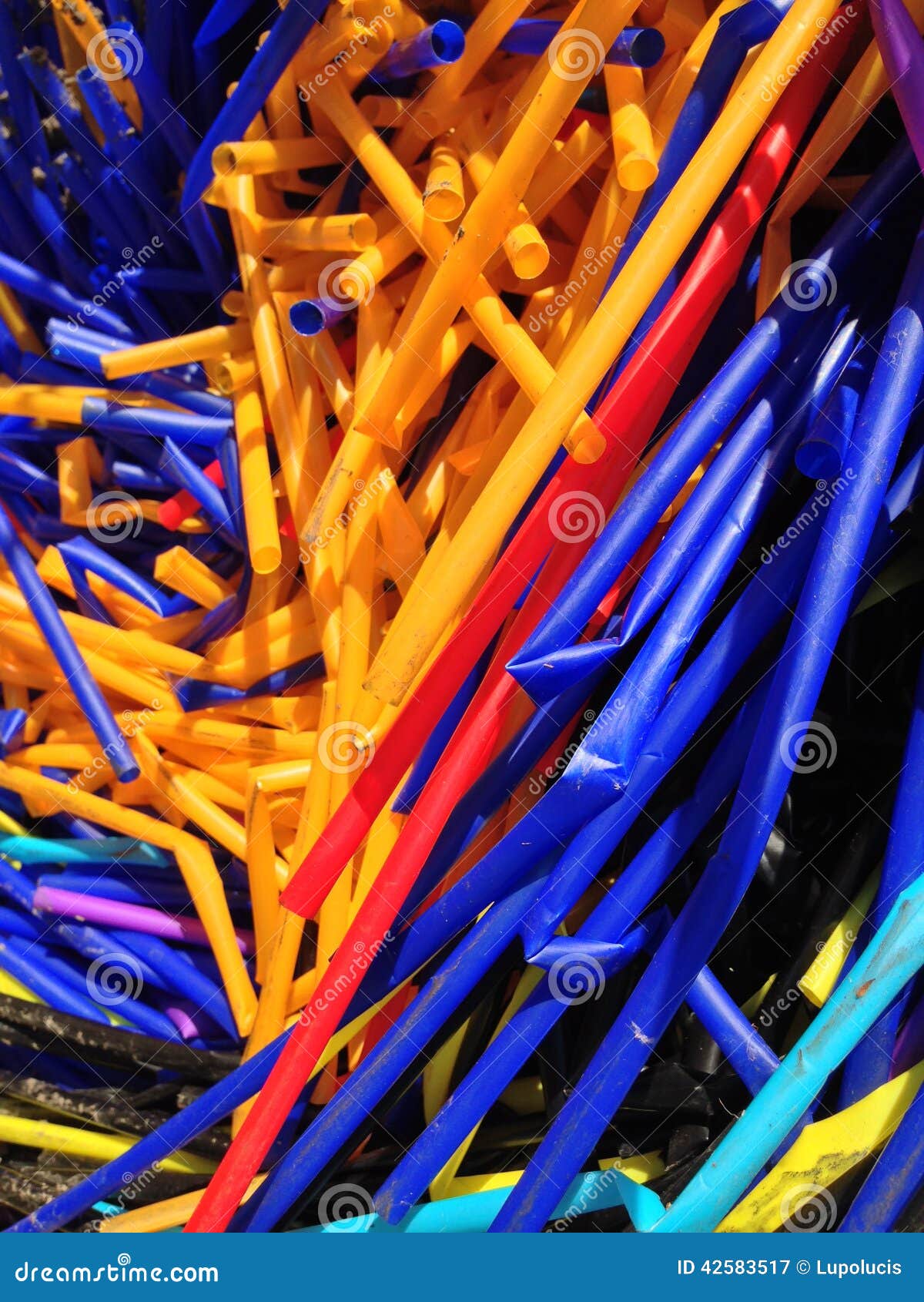 Coloured plastic tubes stock image. Image of coloured - 42583517