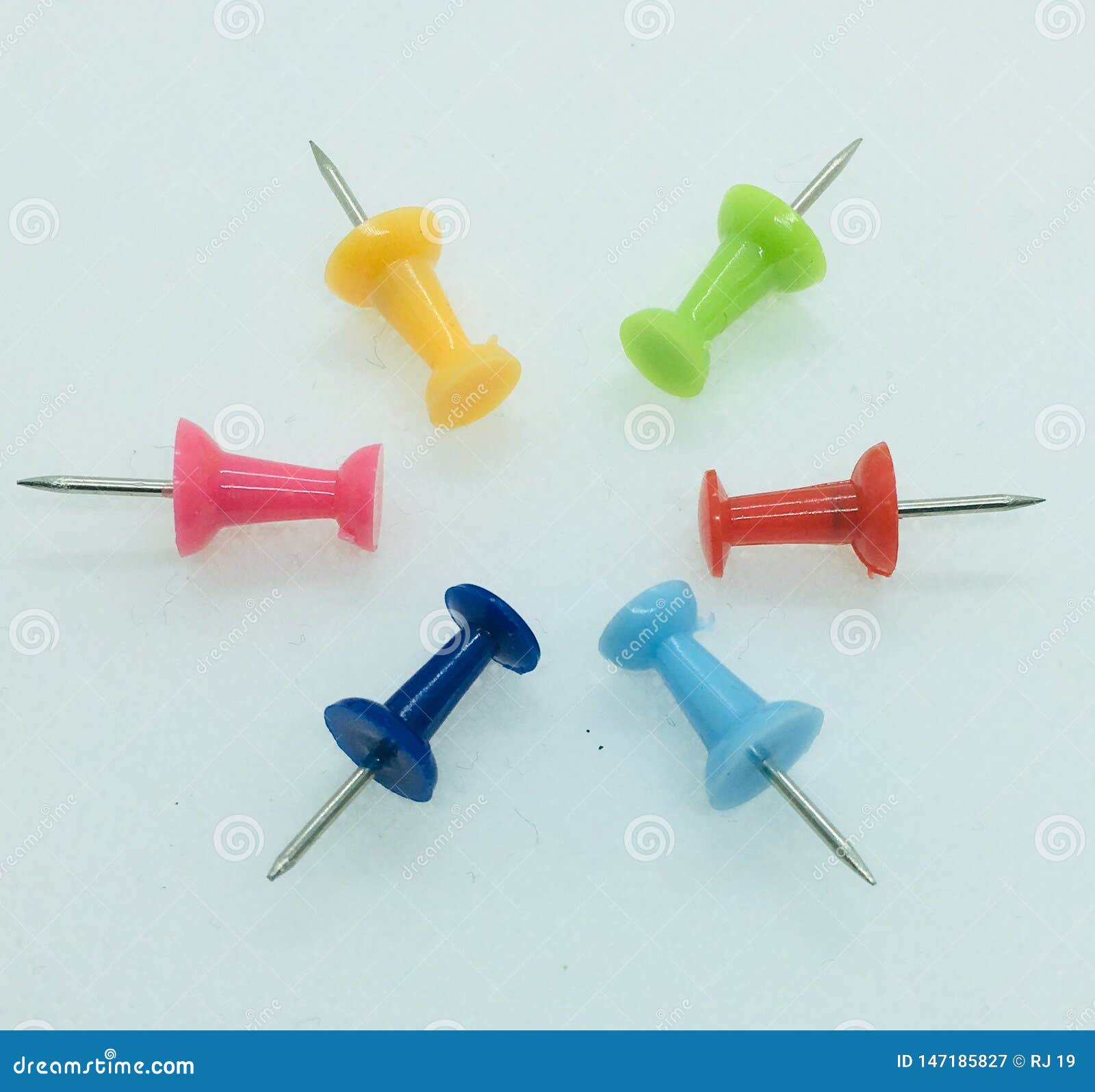 Push pins stock image. Image of desk, pins, organizing - 147185827