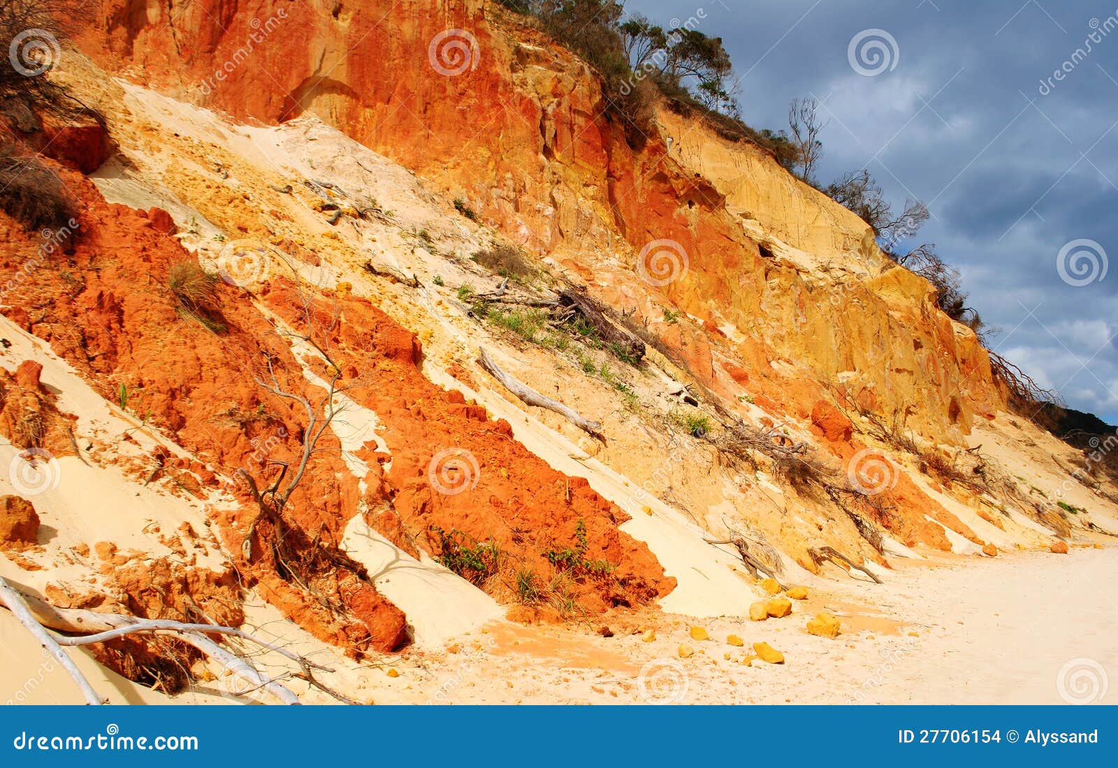 Coloured Sands Queensland stock photo. Image of natural - 27706154
