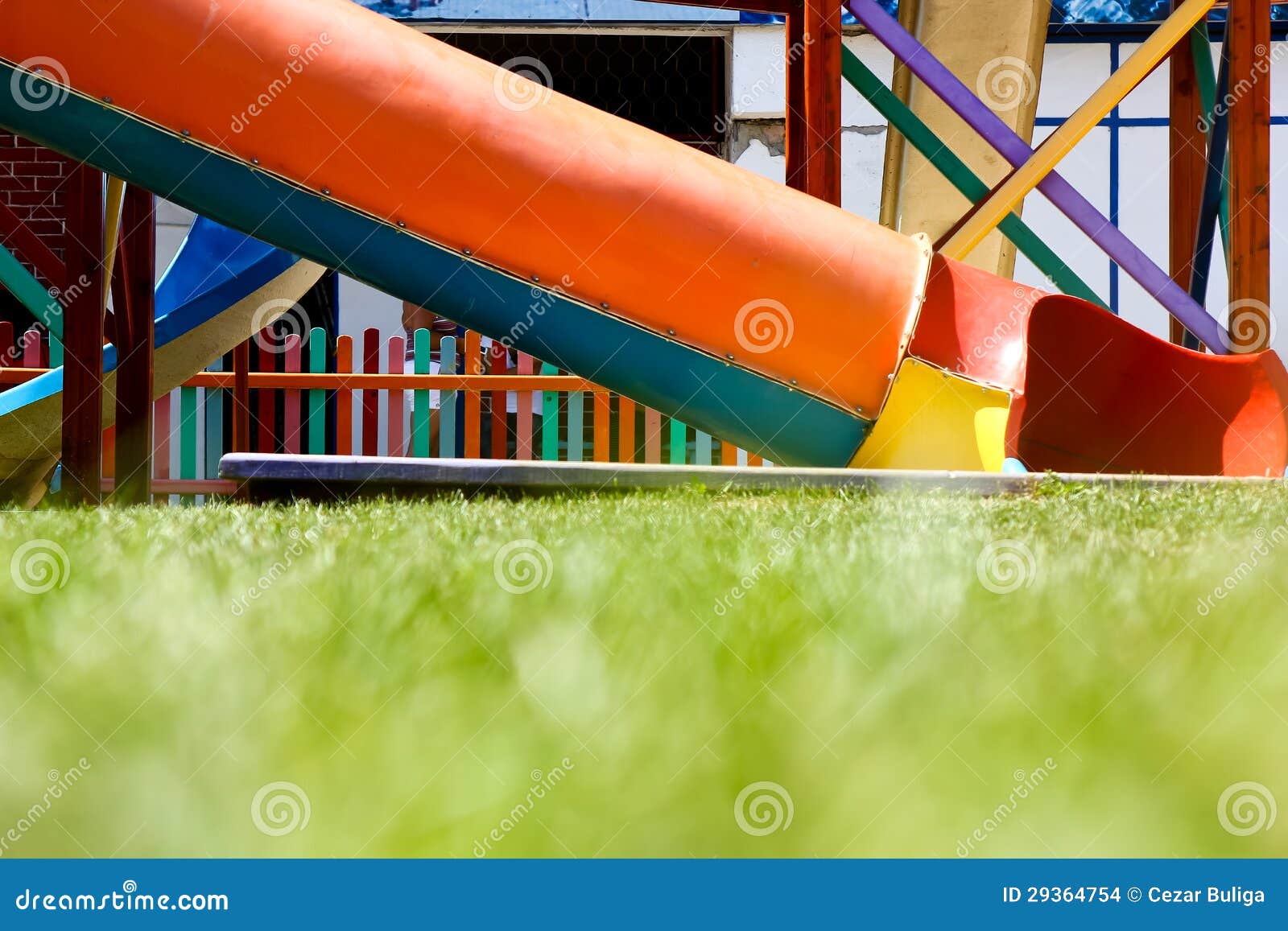 Coloured slides stock photo. Image of lifestyle, green - 29364754