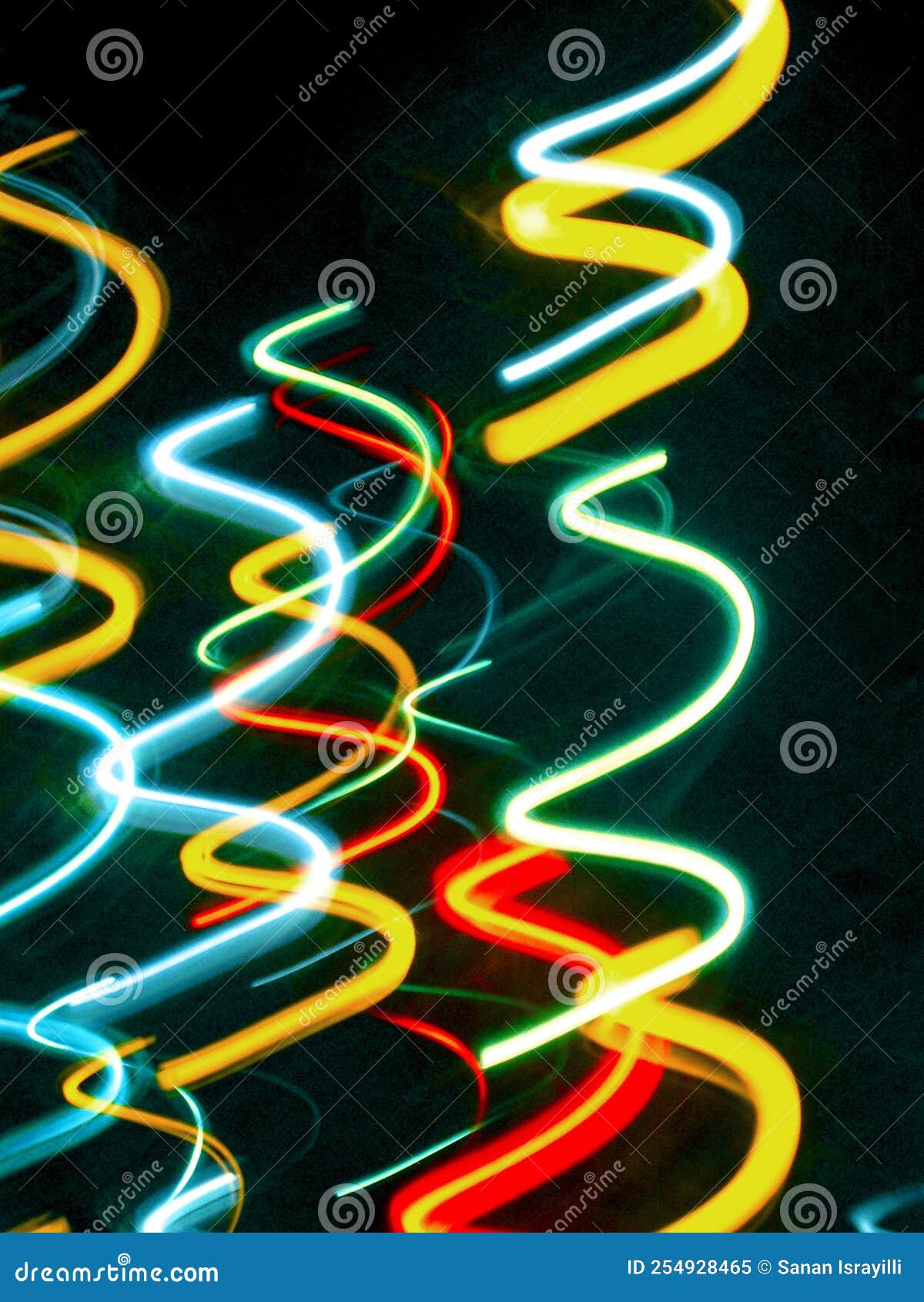 Coloured spirals stock image. Image of glow, spiral - 254928465
