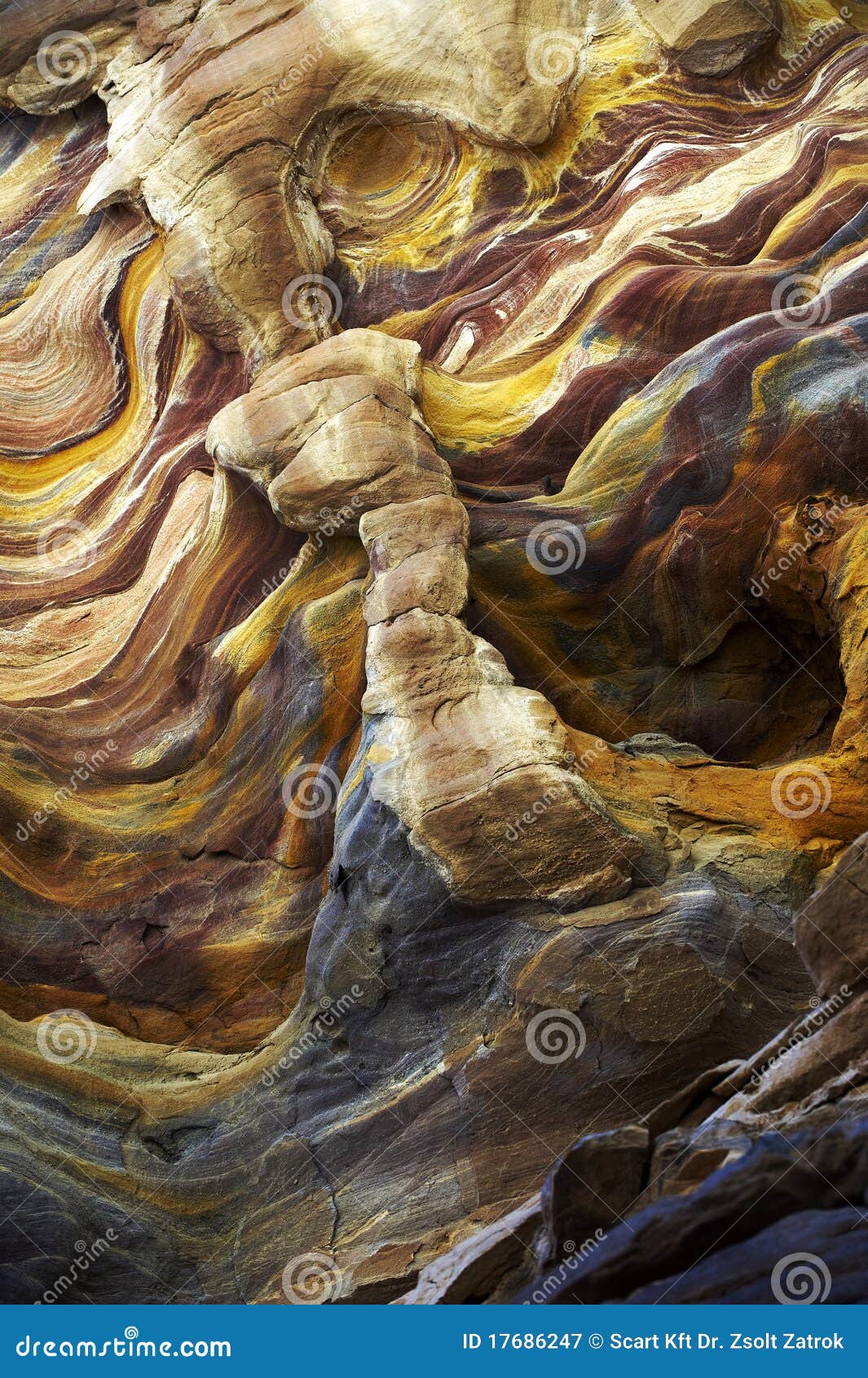 Coloured stone formations stock image. Image of rock - 17686247