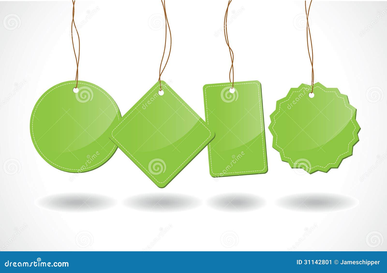 Coloured tags stock vector. Illustration of label, price - 31142801