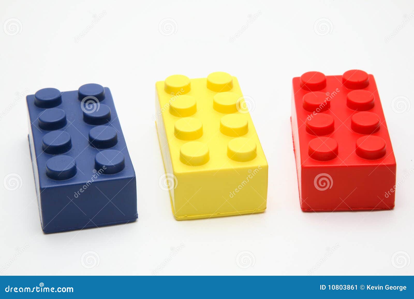Coloured toy bricks stock image. Image of yellow, concept - 10803861