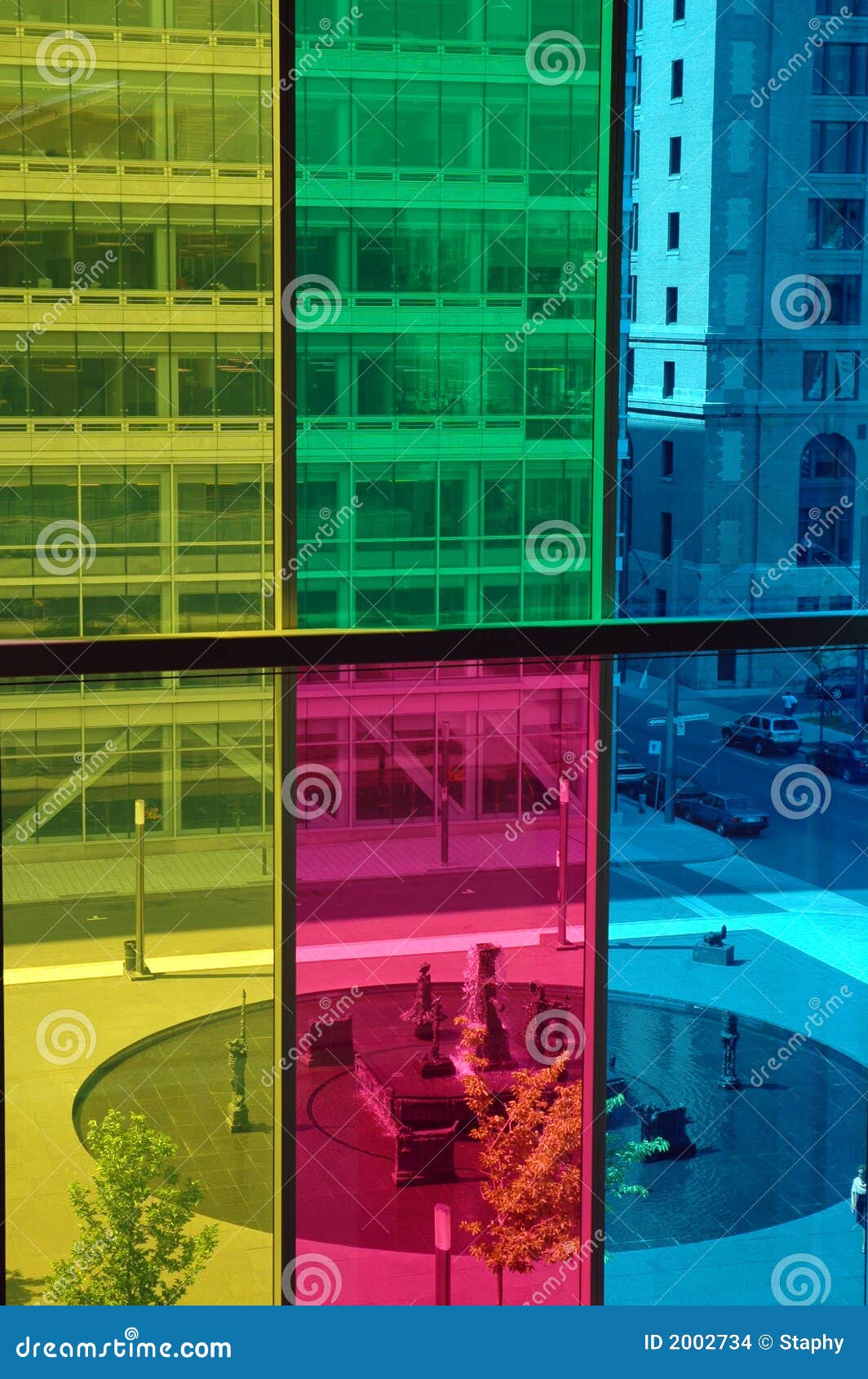 Coloured windows stock photo. Image of architecture, holidays - 2002734
