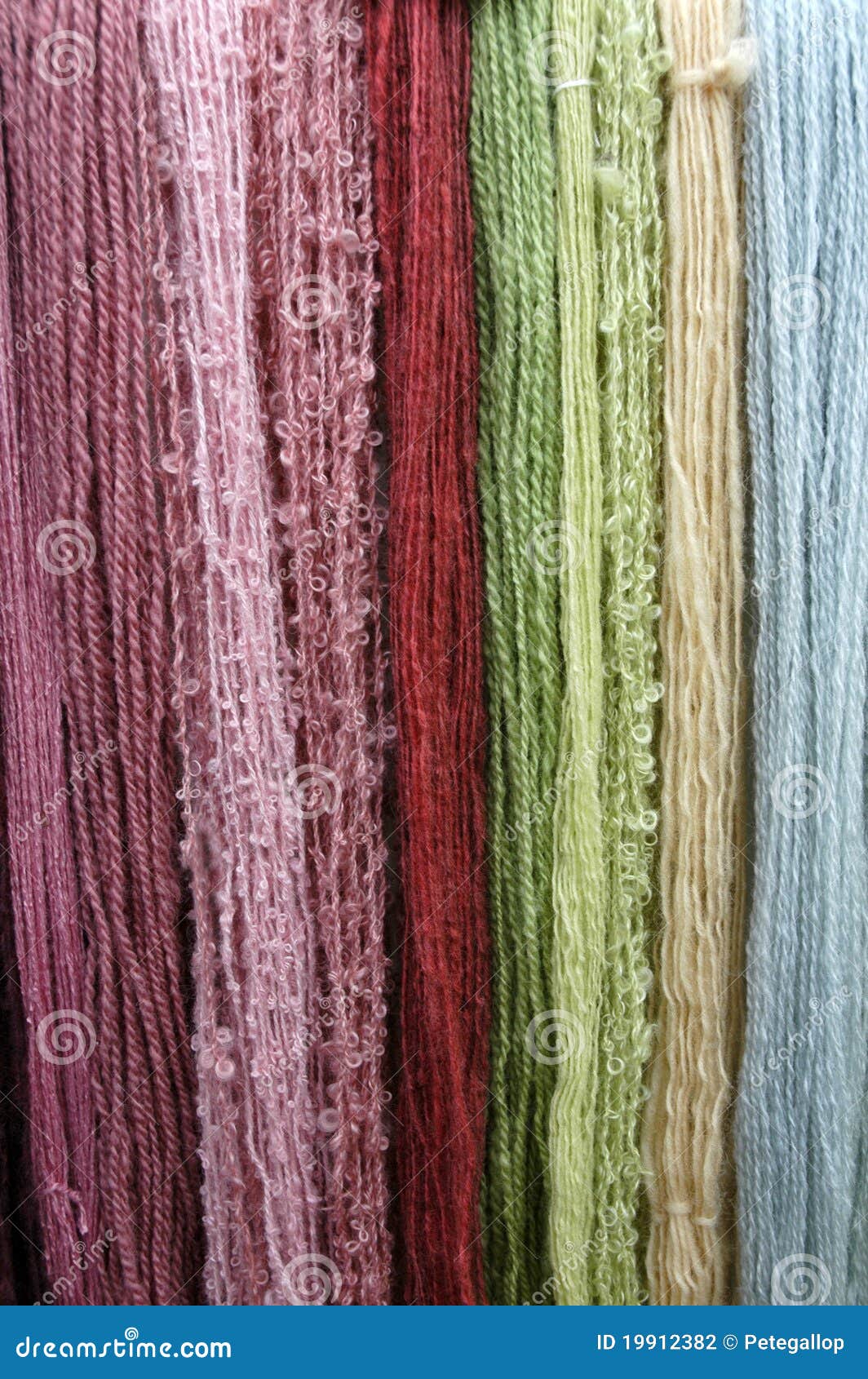 Coloured wool stock photo. Image of crafts, colour, thread - 19912382
