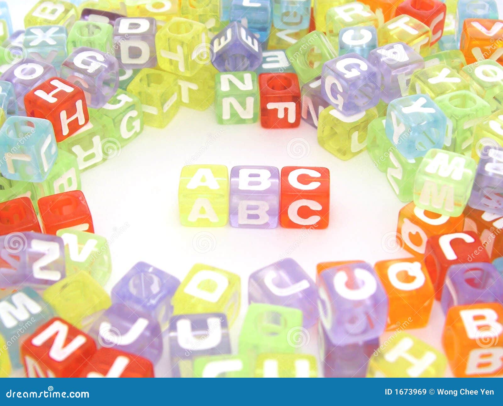 Colourful ABC Alphabet Blocks Stock Image - Image of kindergarten ...