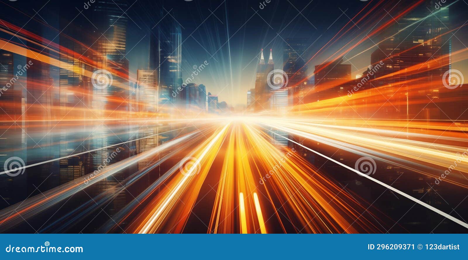 Colourful Abstract Light Burst Speed of Light, Fast Speed Glowing ...