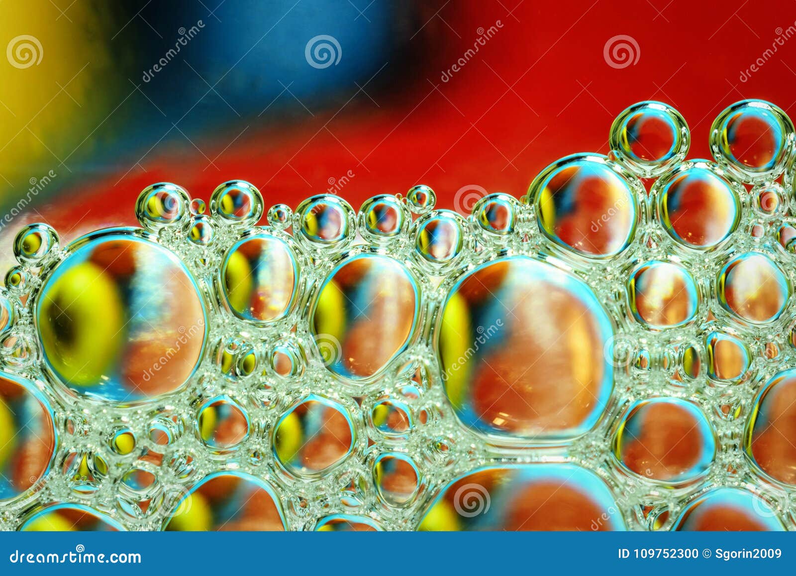 Colourful Abstract Liquid Bubbles Background Stock Photo - Image of ...