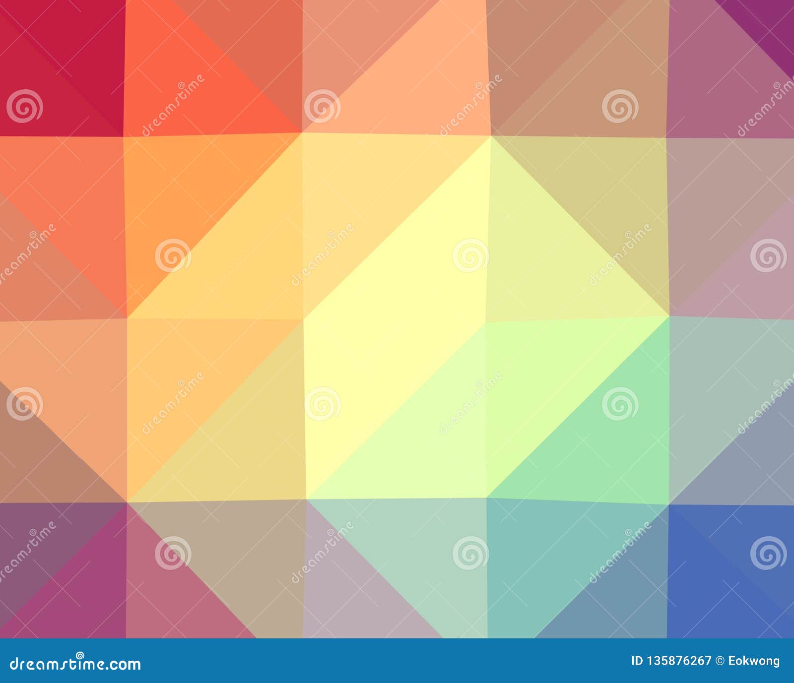 Warm Abstract Multicolour Geometric Pattern Background Stock ...