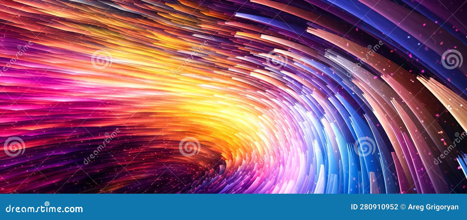 Colourful Abstract Power Splash Stock Illustration - Illustration of ...