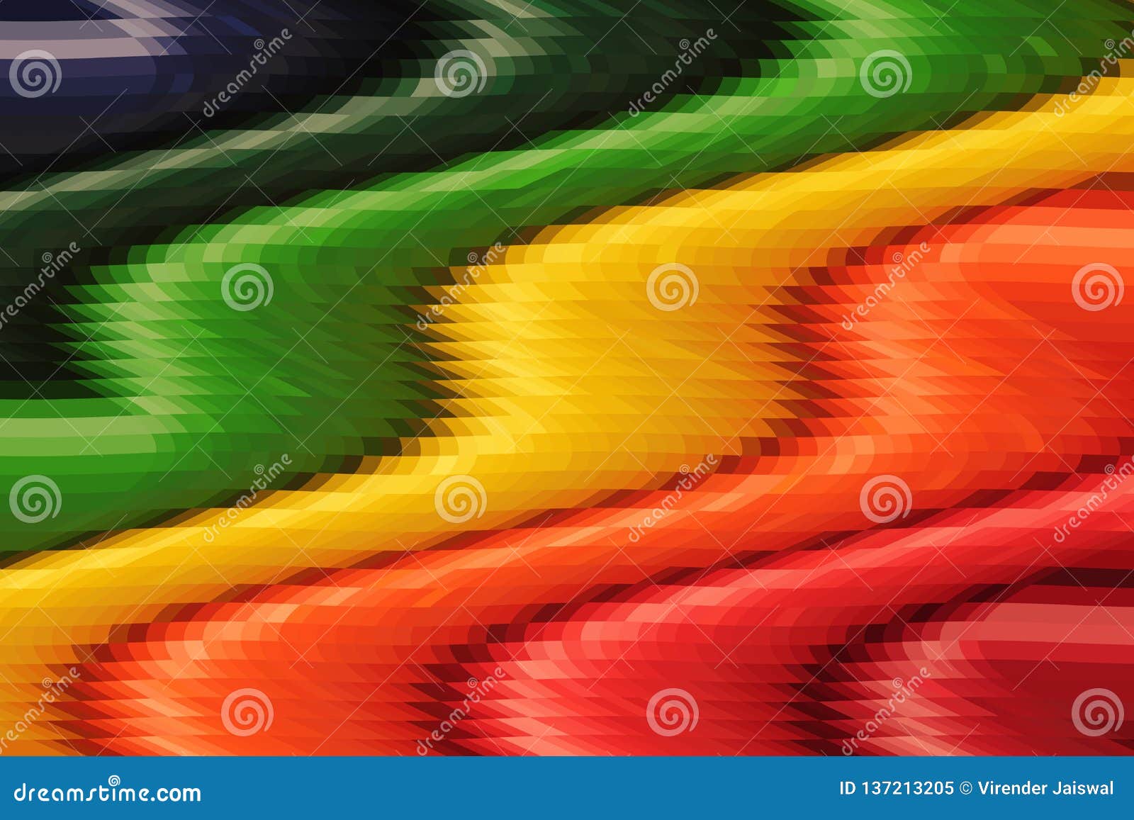 Colourful Abstract Wave Pattern for Background Stock Illustration ...