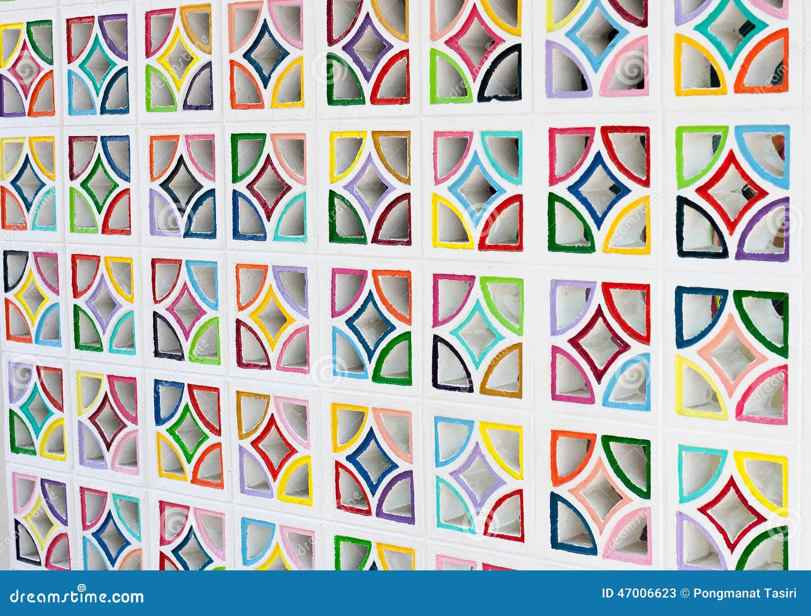 Colourful Air Brick Wall stock image. Image of stone - 47006623