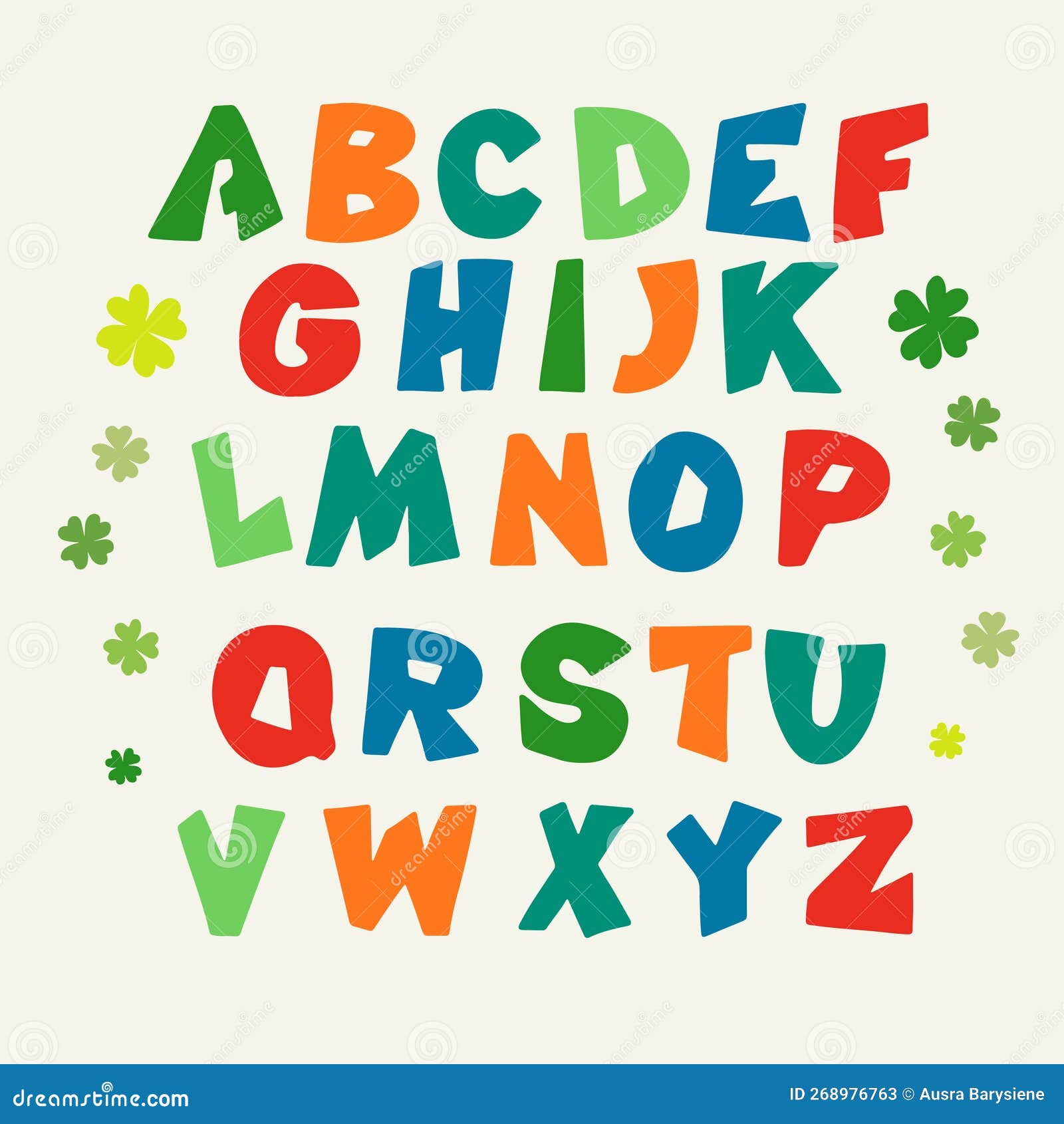 Colourful Alphabet for Your DIY Projects and Design. Stock Vector ...