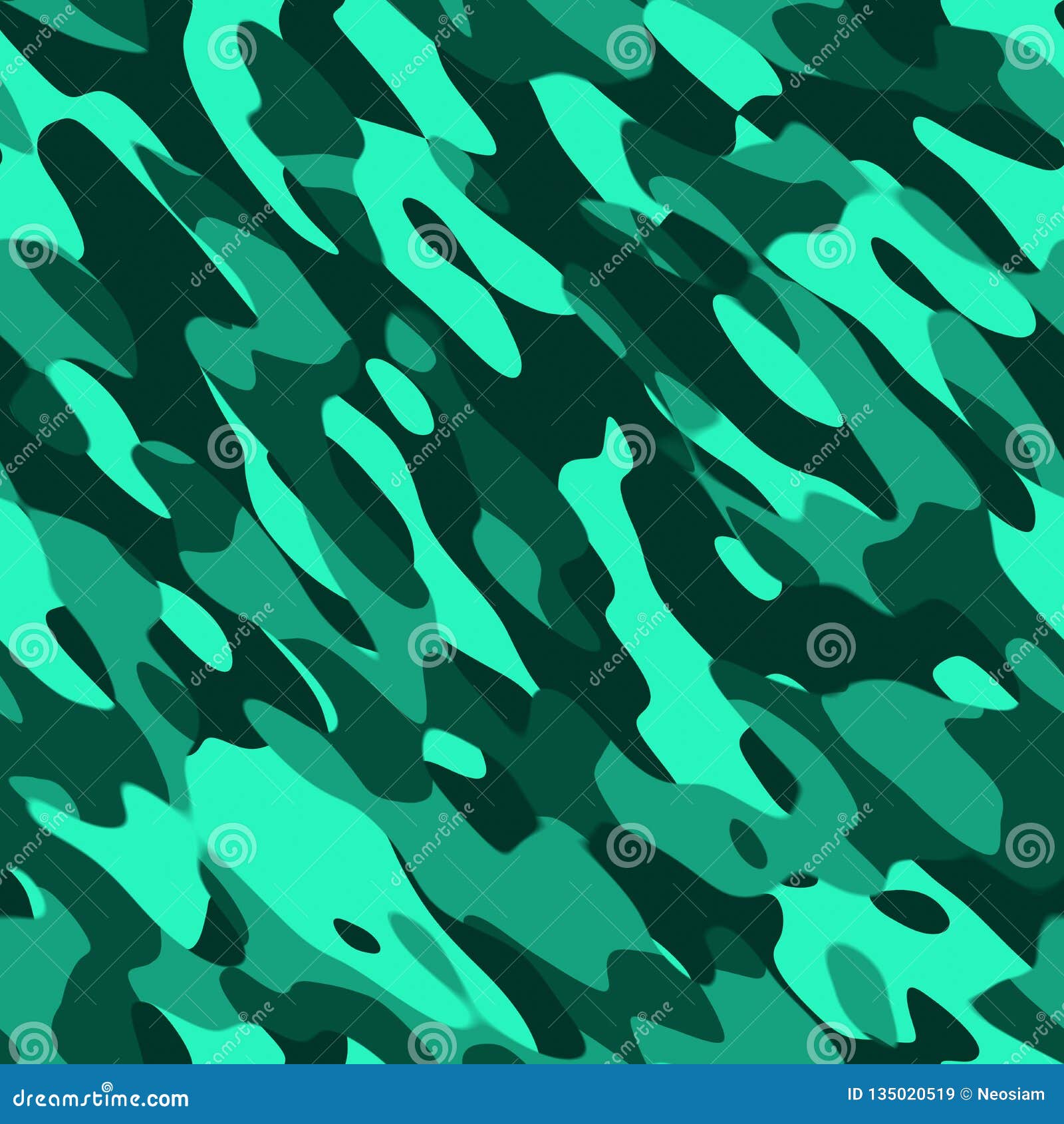 Colourful Army Military Camouflage Stock Illustration - Illustration of ...