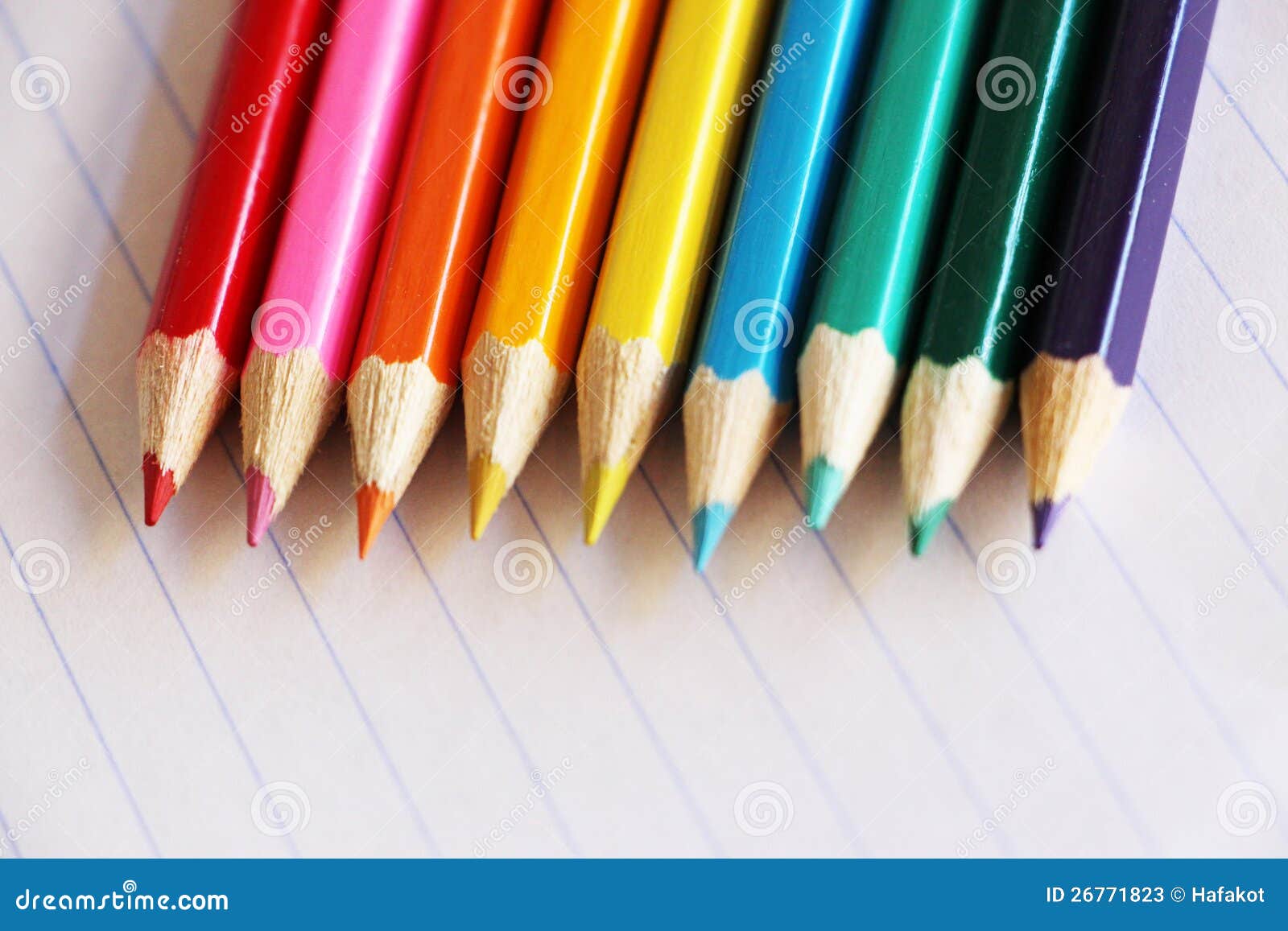 Colourful Array of Pencil Crayons Stock Image - Image of blank ...