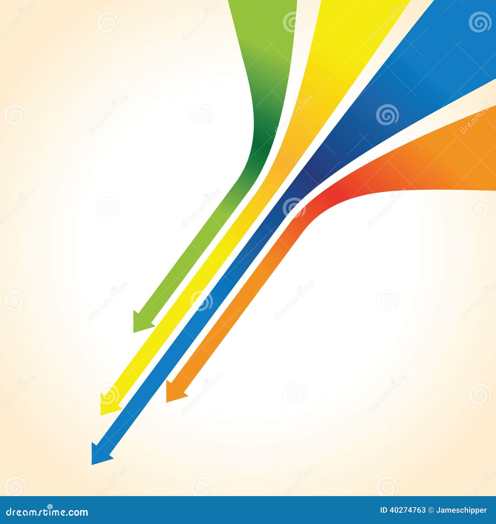 Colourful Arrow Line Background Stock Illustration - Illustration of ...