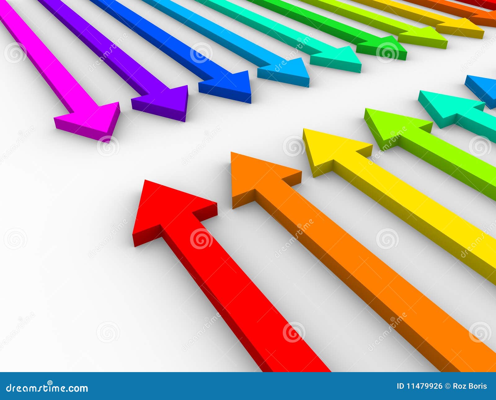 Colourful arrows stock illustration. Illustration of connection - 11479926