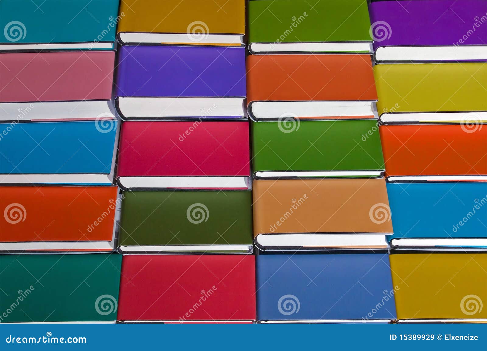Colourful Background from Books Stock Image - Image of colourful ...