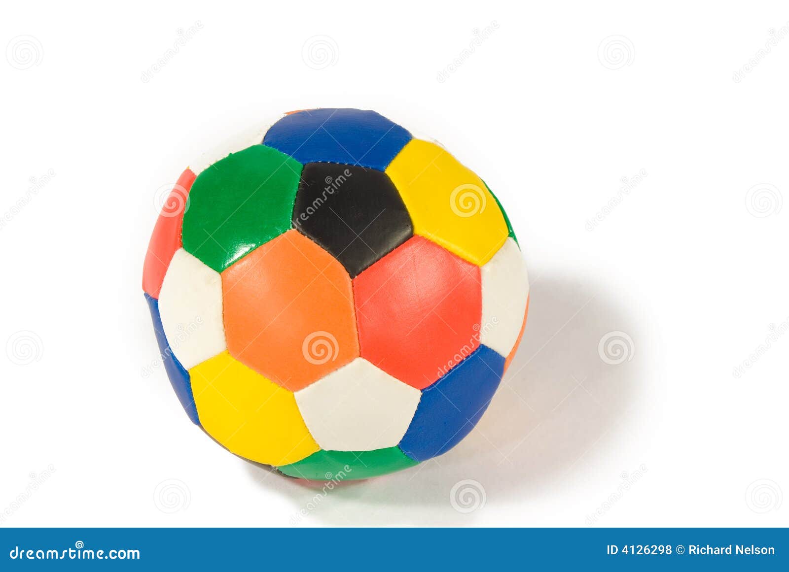 Colourful Ball stock photo. Image of colors, white, colored - 4126298