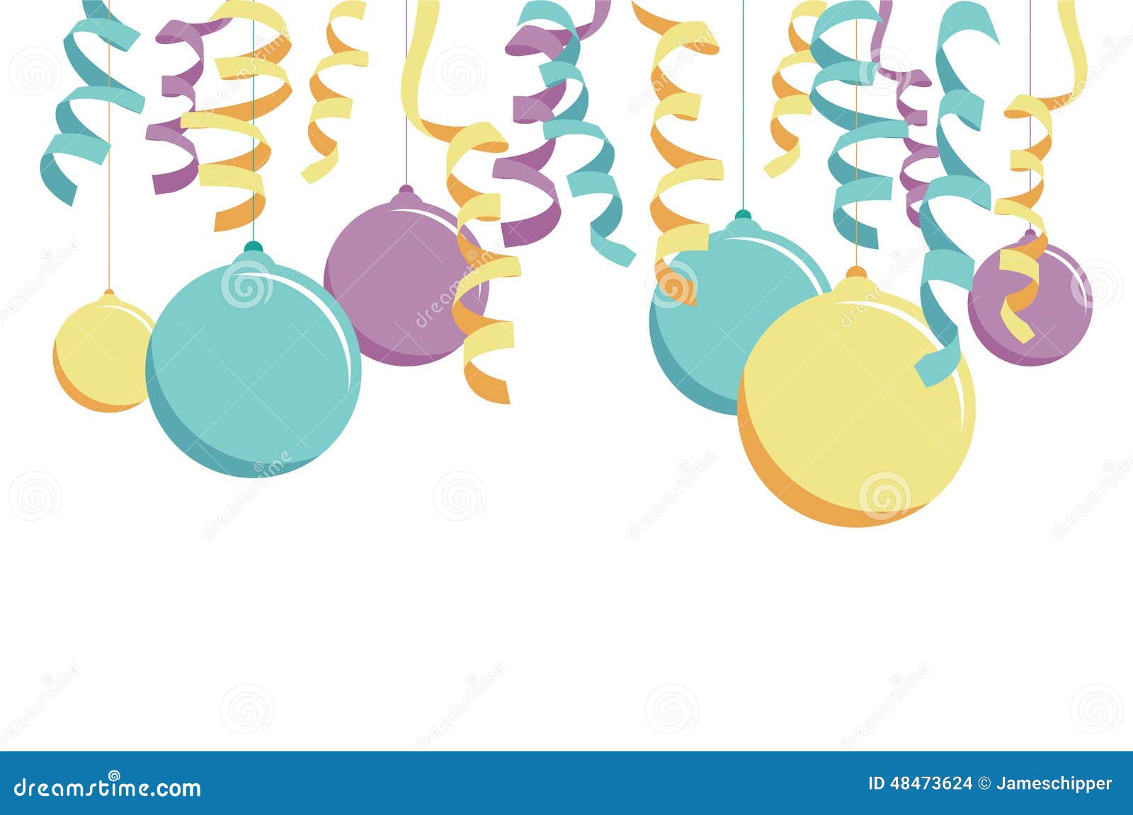 Colourful Balloon Background Banner Cartoon Vector | CartoonDealer.com ...
