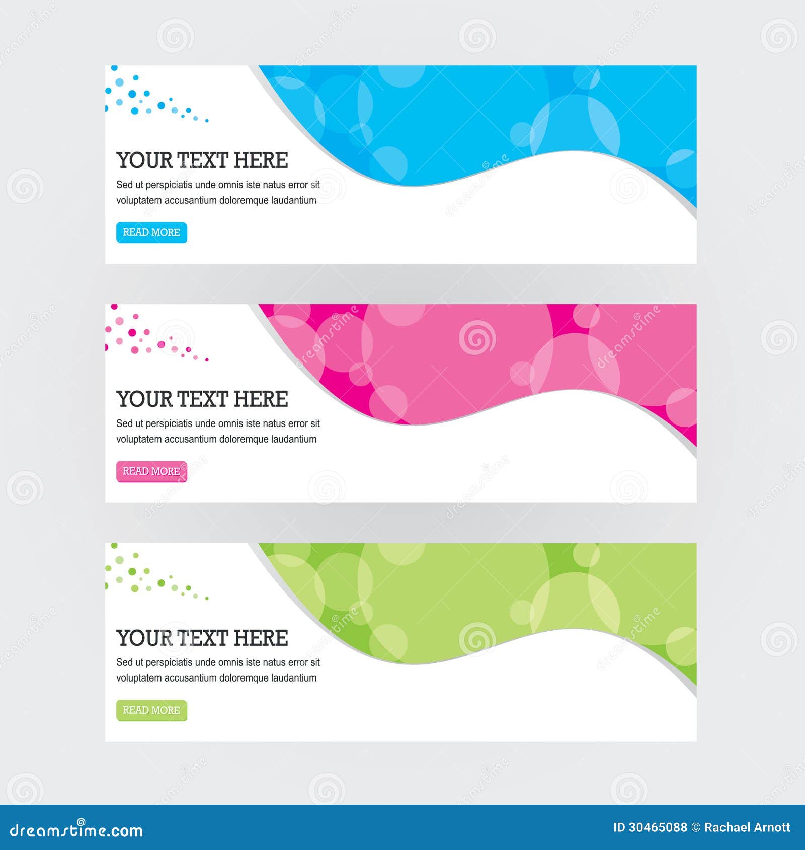 Colourful Banners stock vector. Illustration of green - 30465088