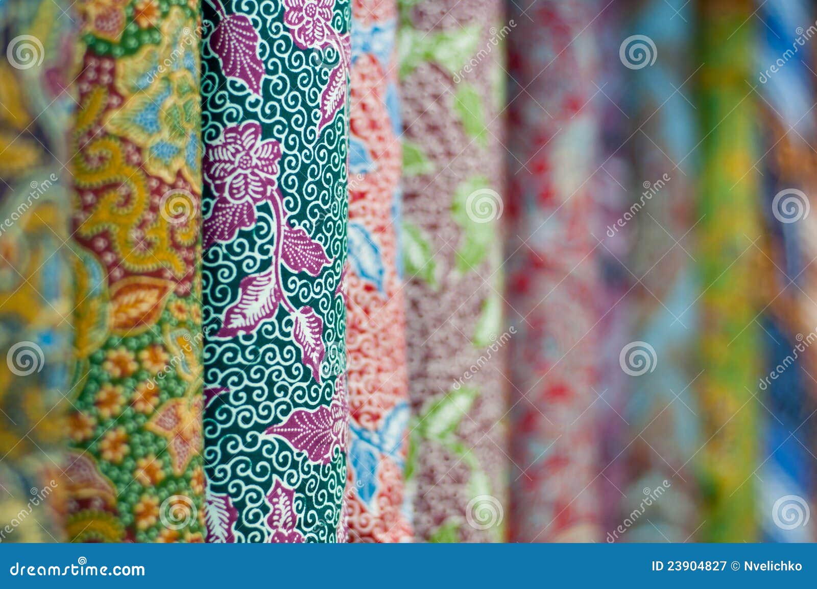 Colourful Batik stock image. Image of batik, culture - 23904827