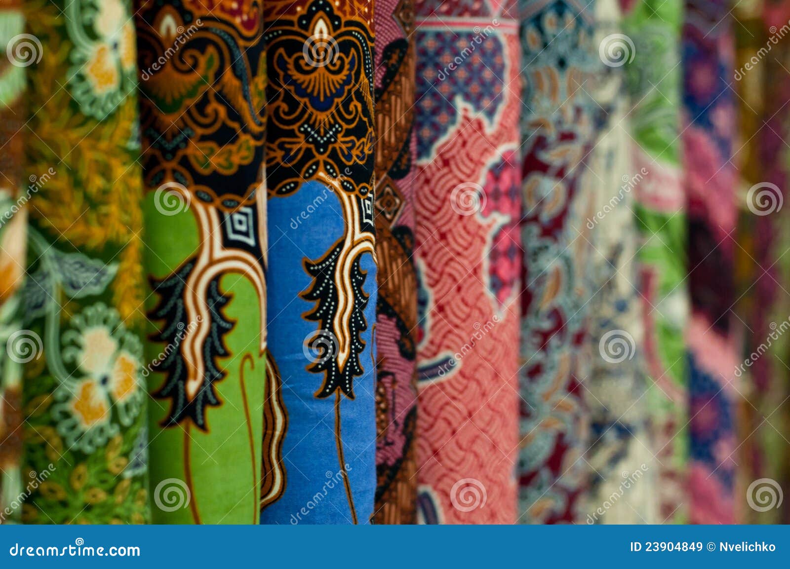 Colourful Batik stock image. Image of abstracts, handicraft - 23904849