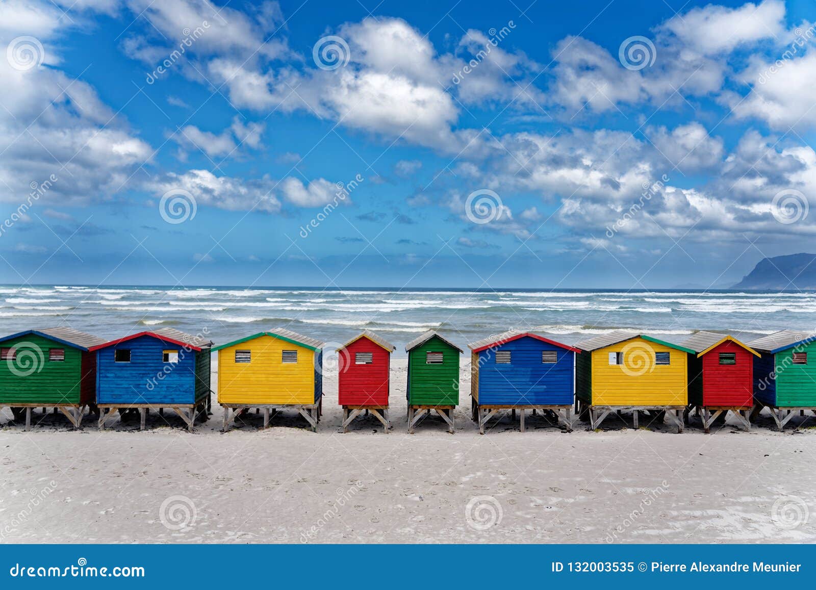 Colourful Beach Houses in Cape Town Stock Image - Image of sand, summer ... Colourful Beach Houses in Cape Town Stock Image - Image of sand, summer ...