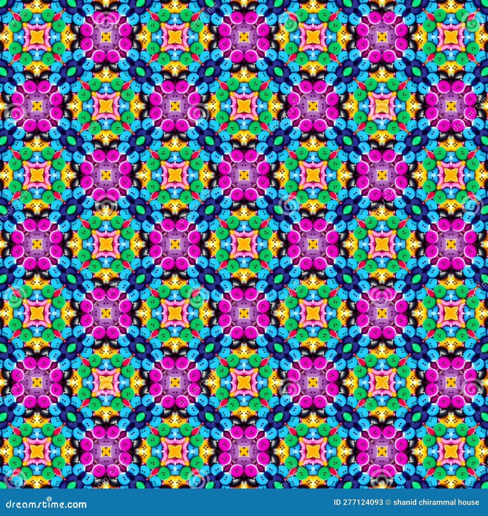 Colourful Beautiful Pattern Illustration Stock Illustration ...