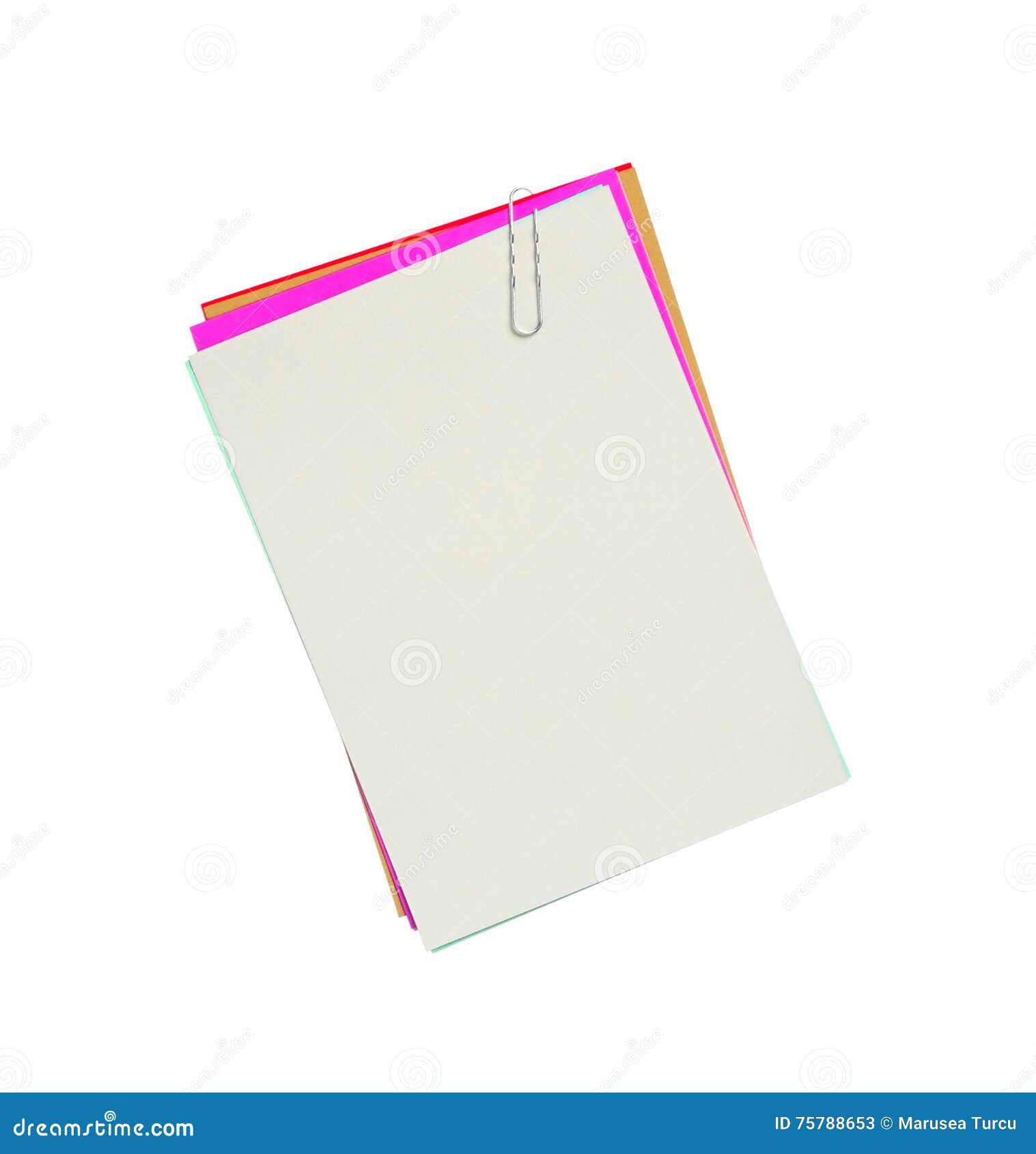 Colourful blank notes stock image. Image of communication - 75788653