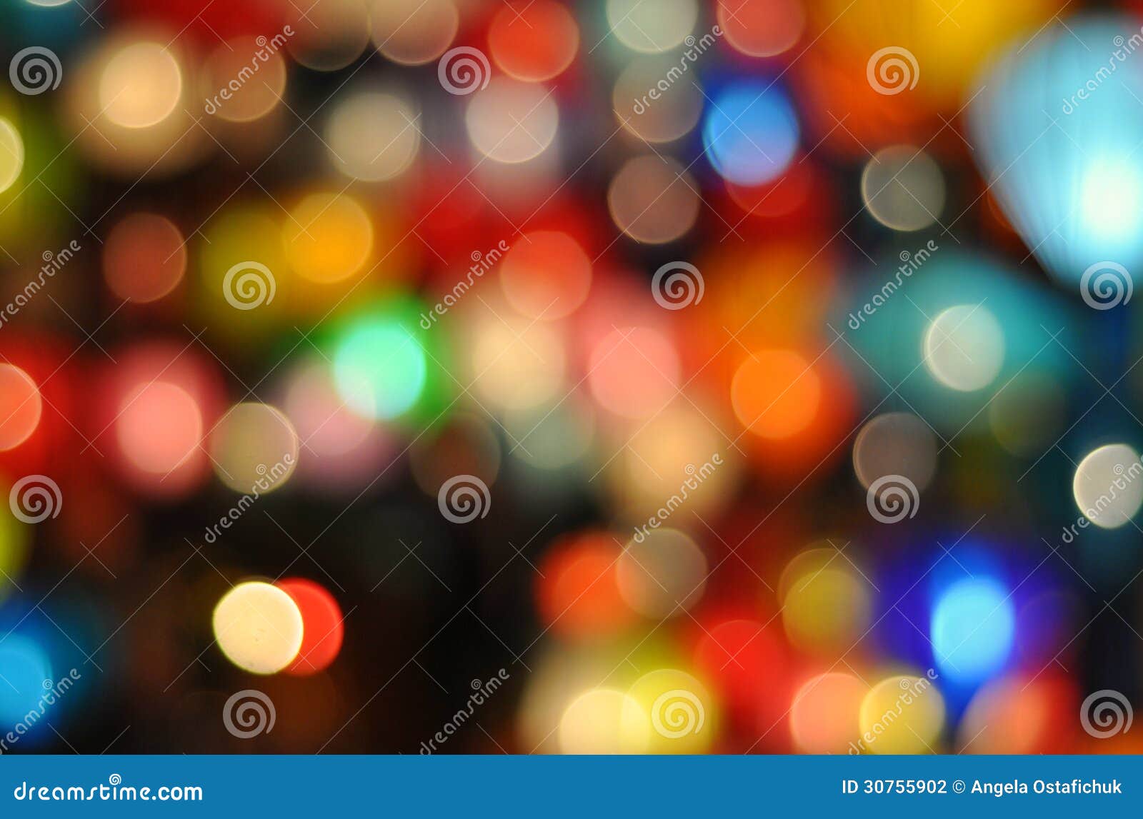 Colourful Blurry Lights stock photo. Image of colour - 30755902