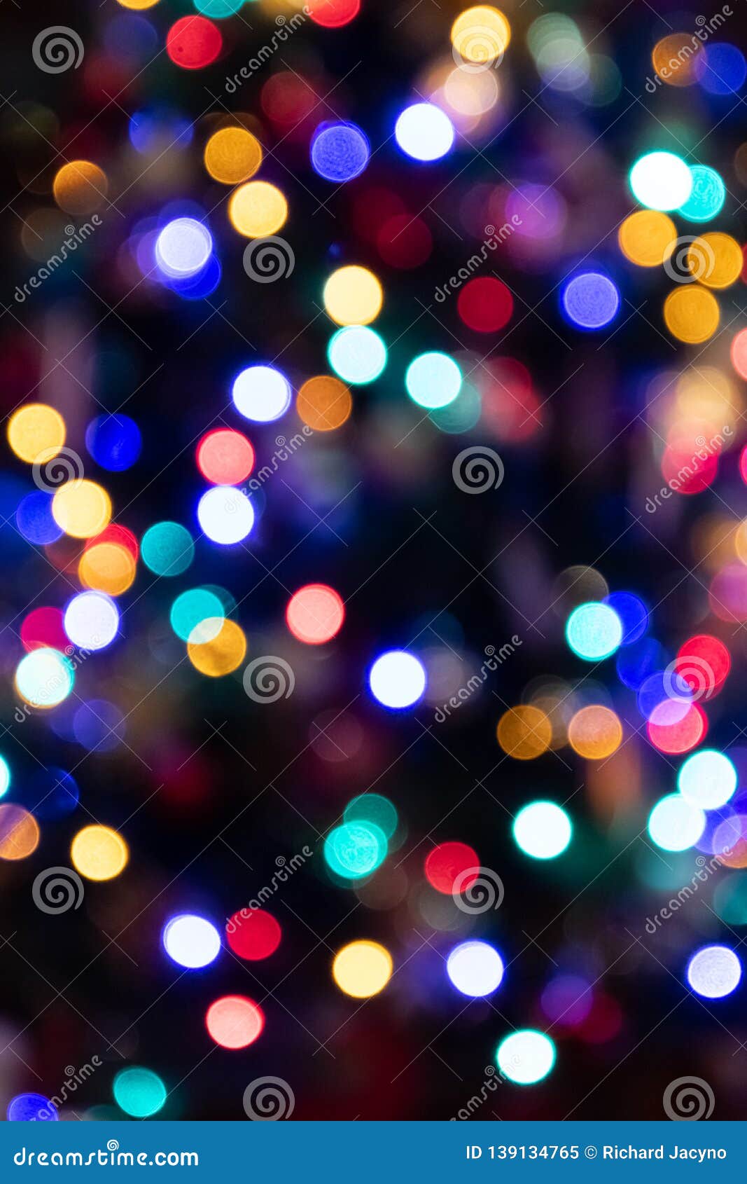 Colourful Bokeh Balls for Background Stock Image - Image of glowing ...