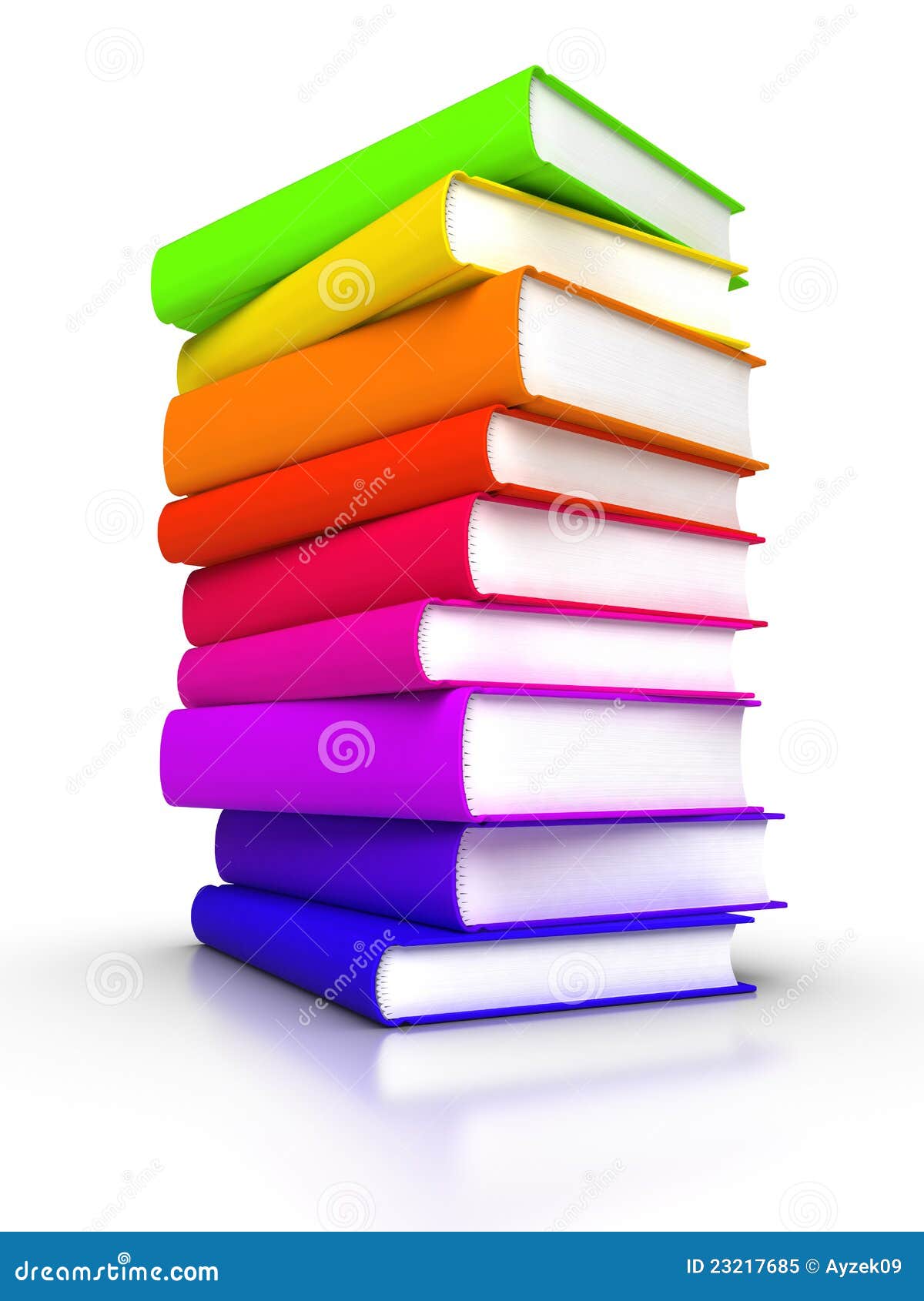 Colourful Book stock illustration. Illustration of colored - 23217685