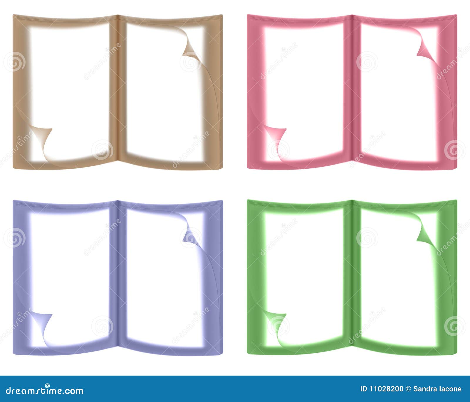 Colourful books stock illustration. Illustration of ornament - 11028200