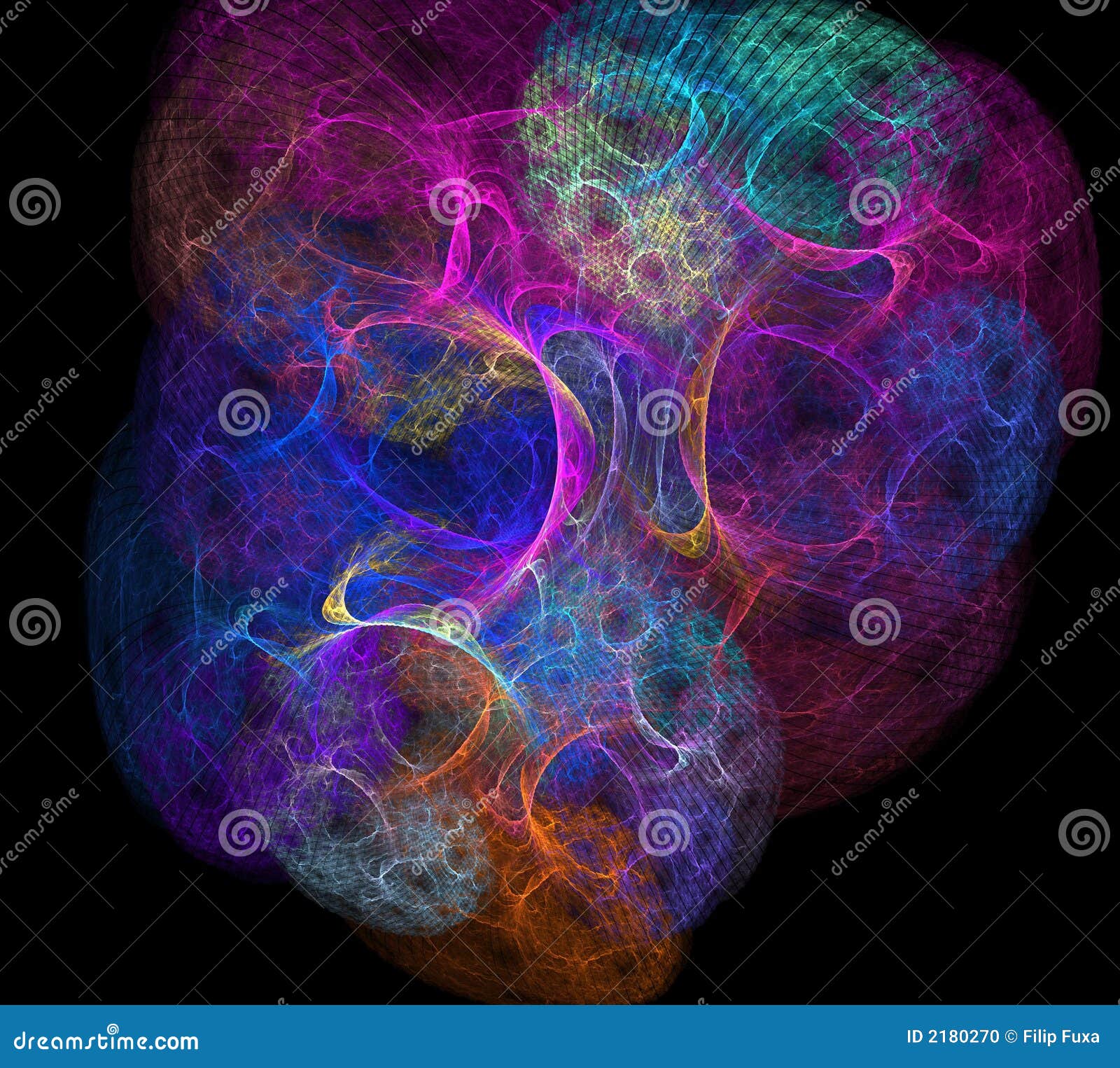 Colourful brain stock illustration. Illustration of gradation - 2180270