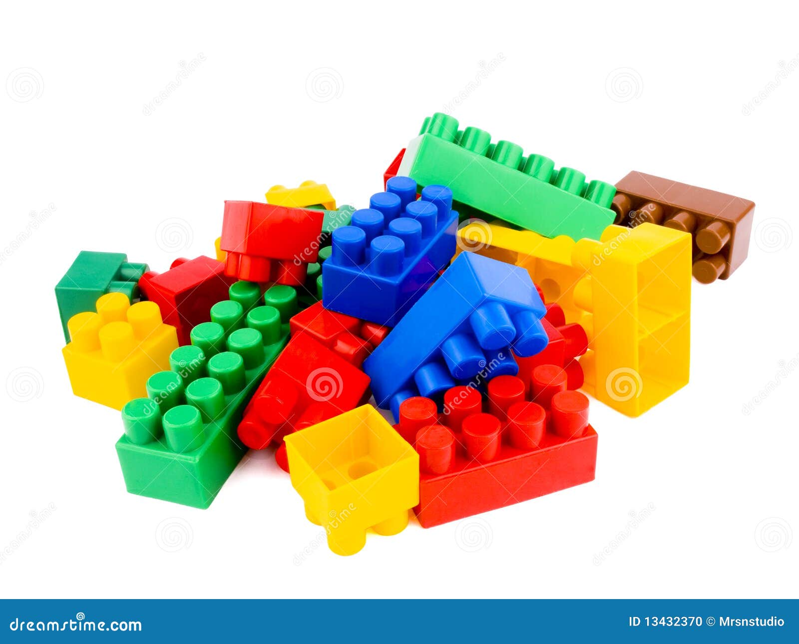 Colourful bricks stock photo. Image of child, background - 13432370