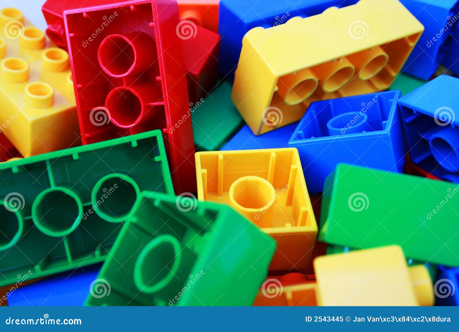 Colourful bricks stock image. Image of buildings, evolution - 2543445